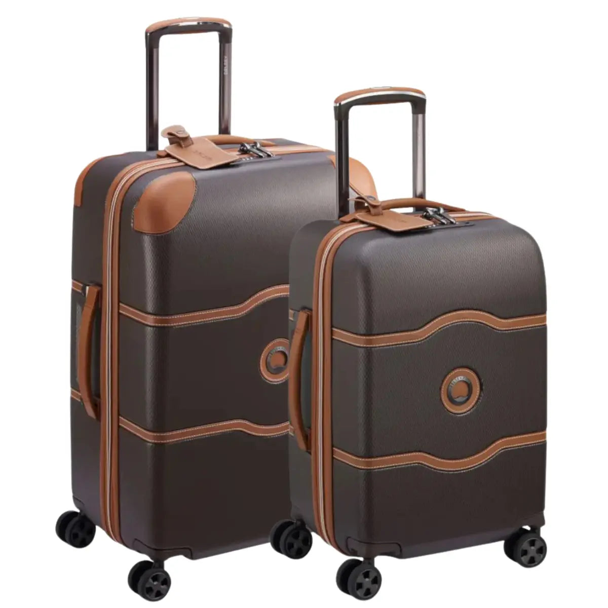 Delsey Chatelet Air 2 Piece Brown Medium Luggage Set – Travel Universe