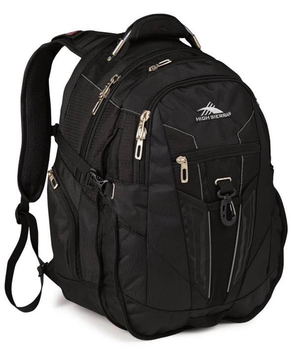 High Sierra XBT - 17" Laptop Backpack - Black – Travel Universe