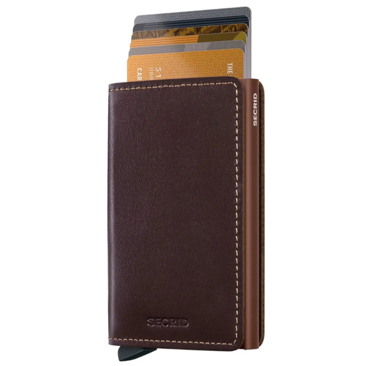 Secrid Slimwallet Compact RFID Chocolate card slide – Travel Universe