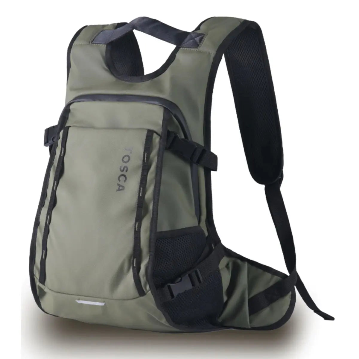 Tosca Delta Backpack in Khaki Crafted in Deluxe PVC – Travel Universe