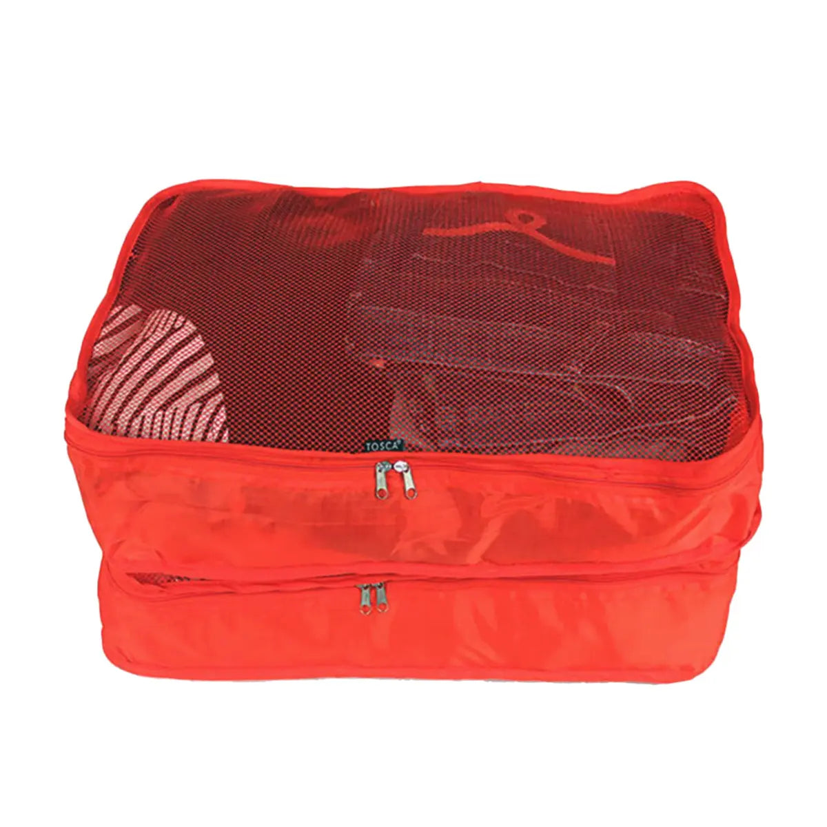 Tosca Set 2 Red Packing Cubes for Carry On Luggage – Travel Universe